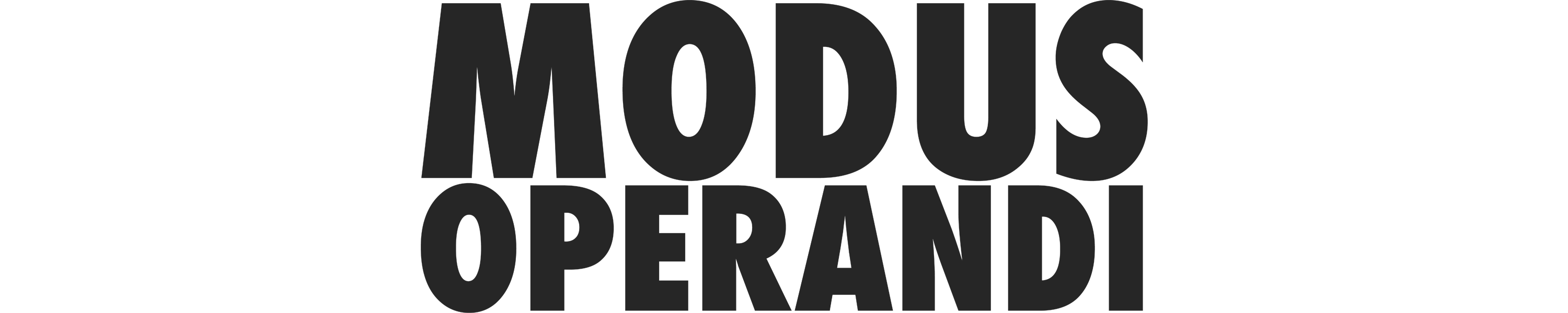 Amazon.com: Modus Operandi