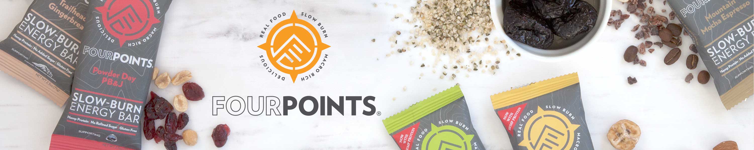 Amazon.com: FOURPOINTS SLOW-BURN ENERGY BARS: Hemp Protein Bars