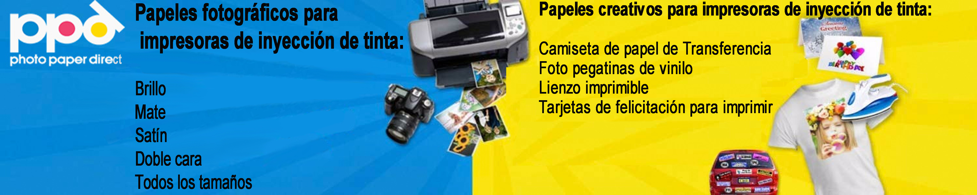 Amazon.com.mx: PPD - Photo Paper Direct: papeles de impresión fotográfica