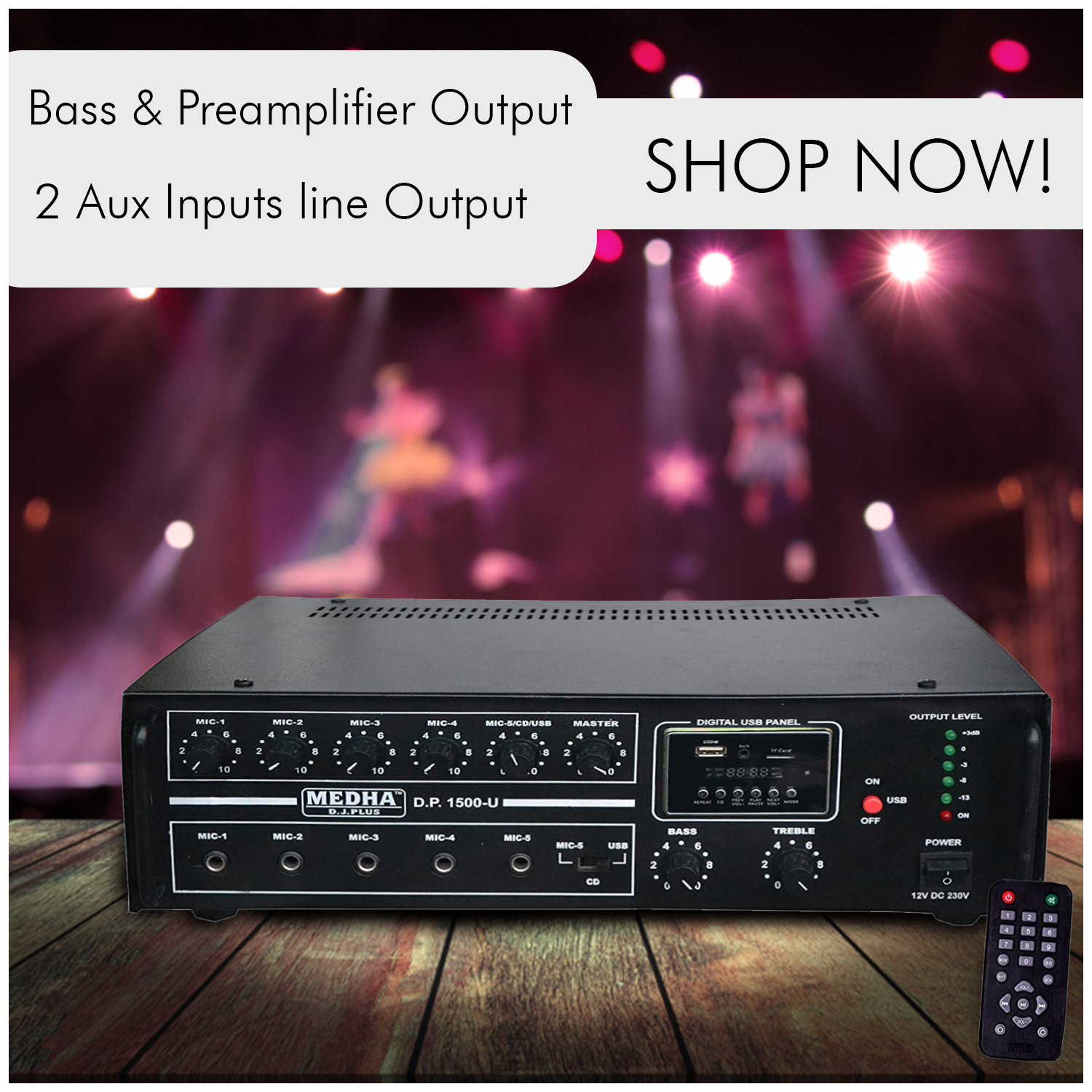Amazon.in: MEDHA D.J. PLUS: Amplifier