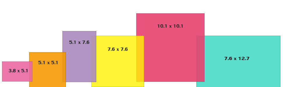 Amazon.fr: ZCZN Plusieurs Tailles de Post it Notes : 76*76 mm