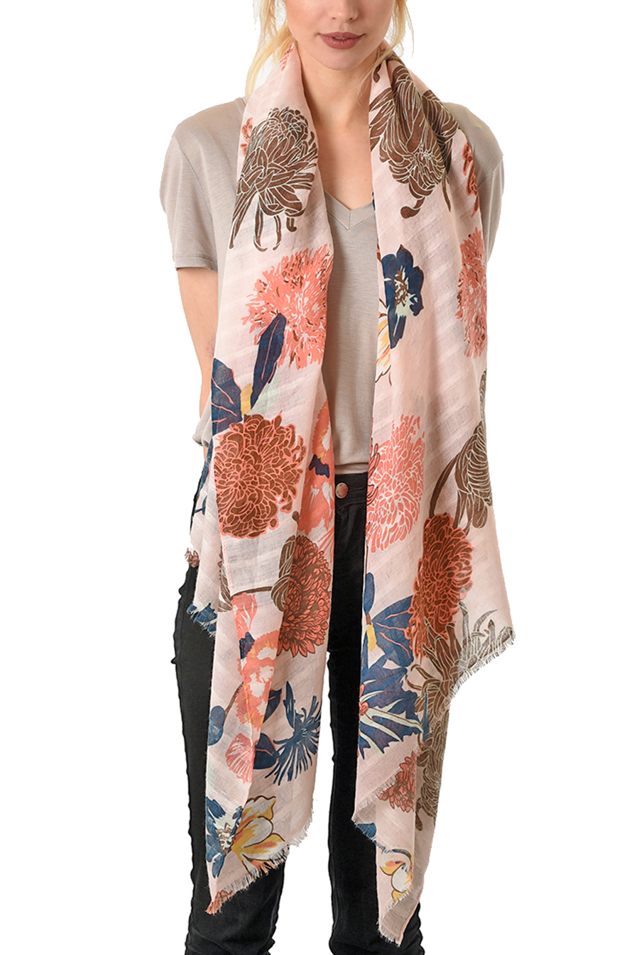 Amazon.co.uk: Style Slice: Floral Scarves