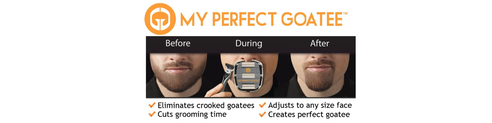 Amazon.com: My Perfect Goatee - Goatee Shaving Template and Beard ...