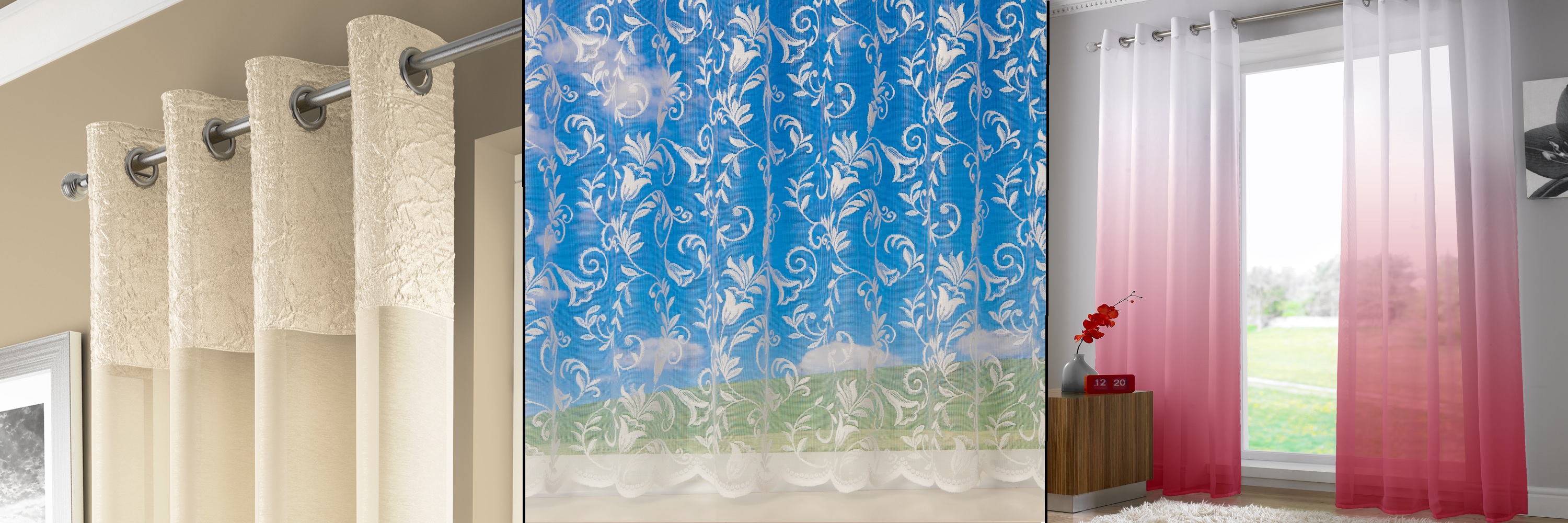 Amazon.co.uk: Tony's Textiles: Cafe Nets & Panels