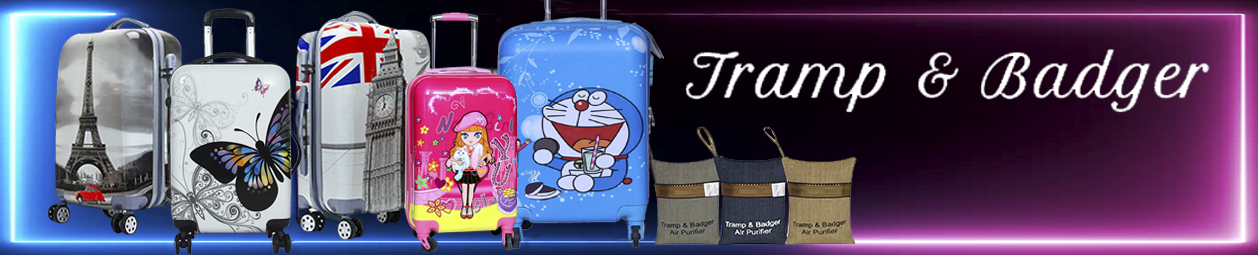 Amazon.in: Tramp & Badger: Printed Trolley Bag