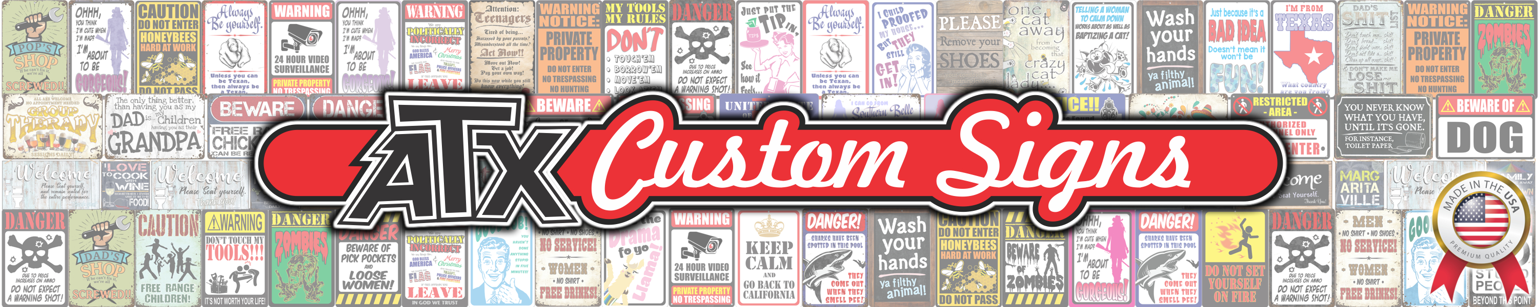 Amazon.com: ATX CUSTOM SIGNS