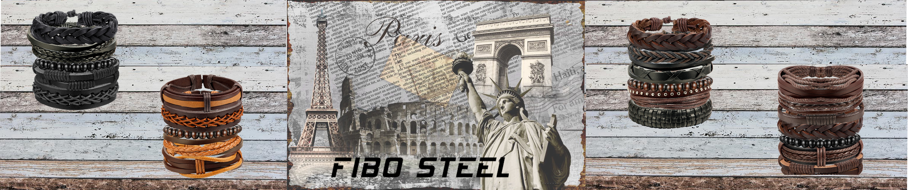 Amazon.com: FIBO STEEL: BRACELETS