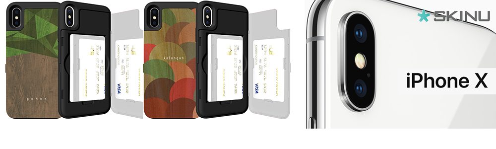 Amazon.com: SKINU: iPhone X Card Pattern Case