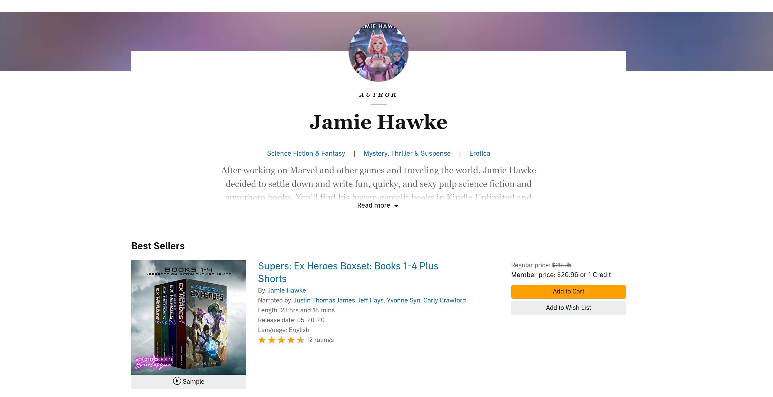 Amazon.com: Jamie Hawke Audiobooks: Stone Cold Mage