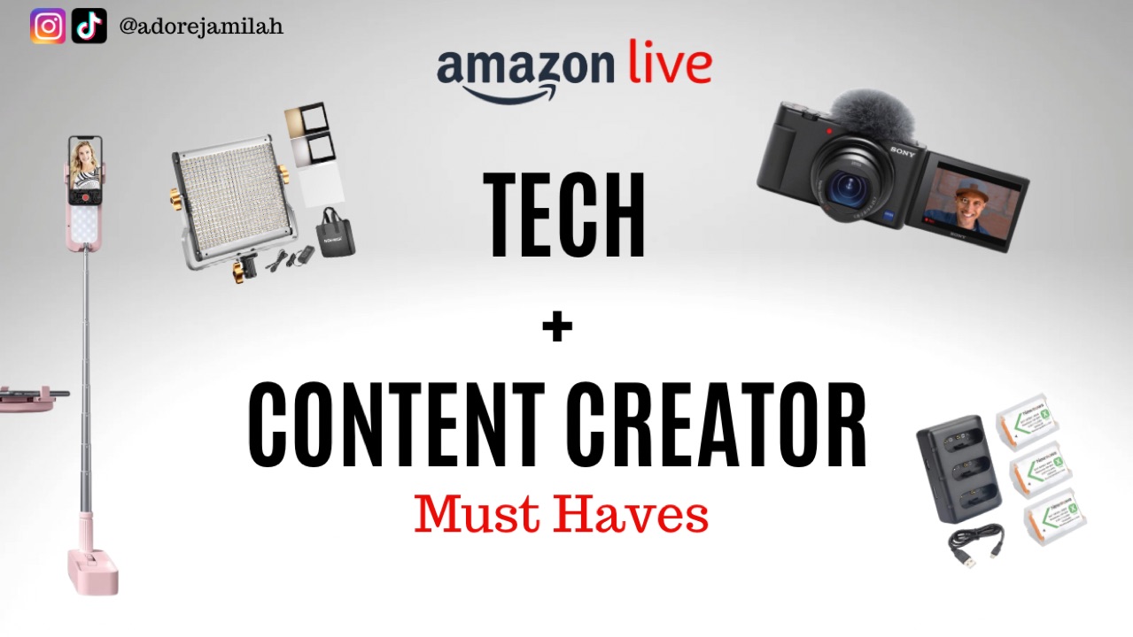Watch Content Creator Tech Must Haves on Amazon Live