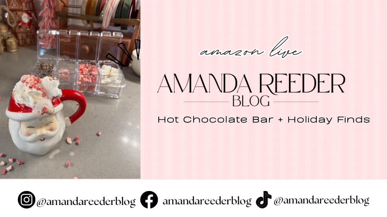 Watch Christmas Hot Chocolate Bar with Amanda Reeder on Amazon Live