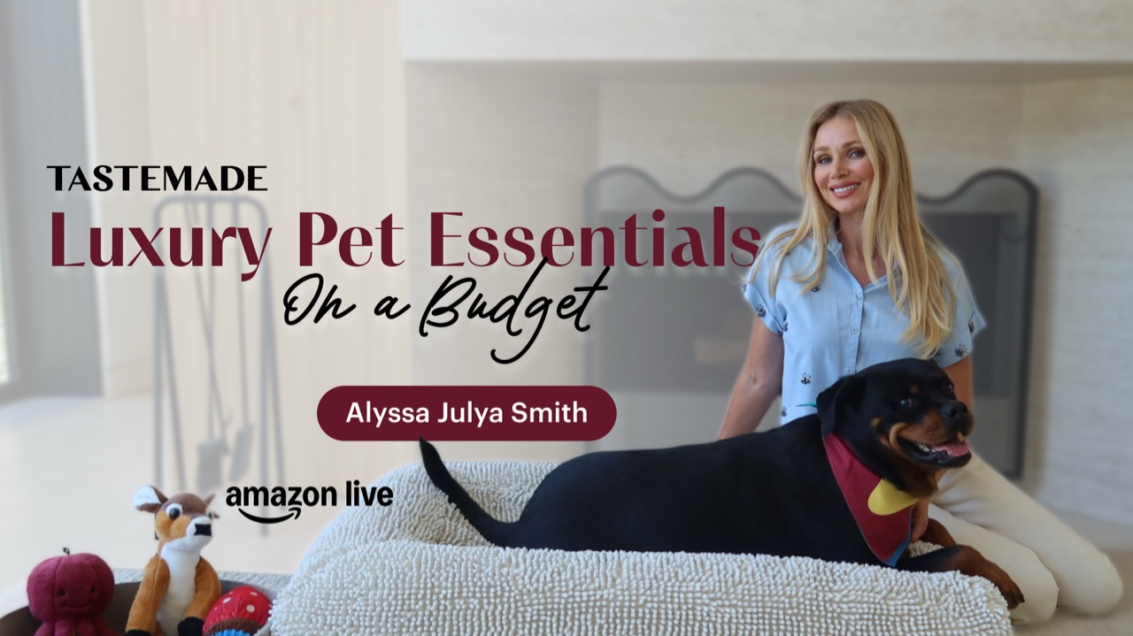 Watch Luxury Pet Essentials on a Budget on Amazon Live