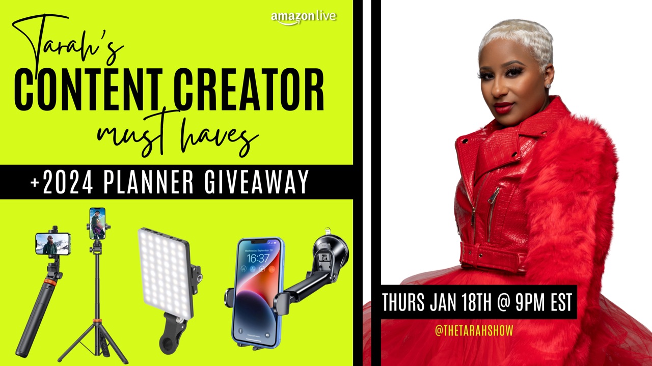 Watch Content Creator Favorites & GIVEAWAY on Amazon Live