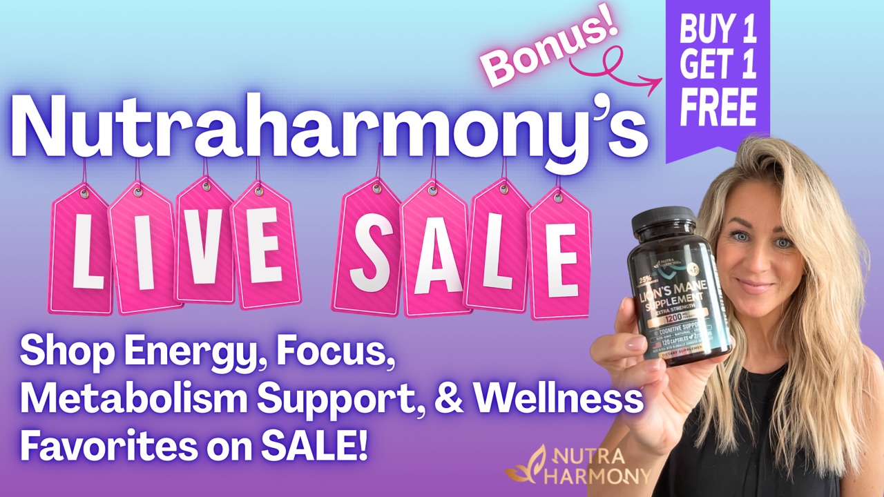 Watch Nutraharmony January SALE! on Amazon Live