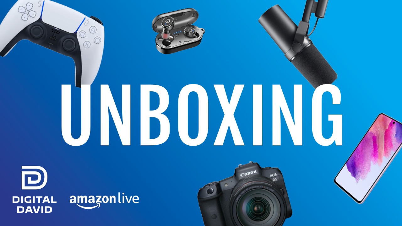 Watch Recent Tech Haul Unboxing Digital David on Amazon Live