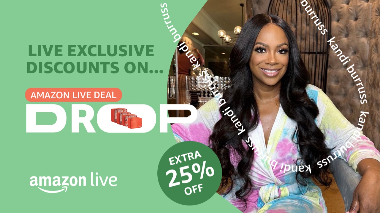 Watch Shop Kandi Burruss' Exclusive Live Deals on Amazon Live