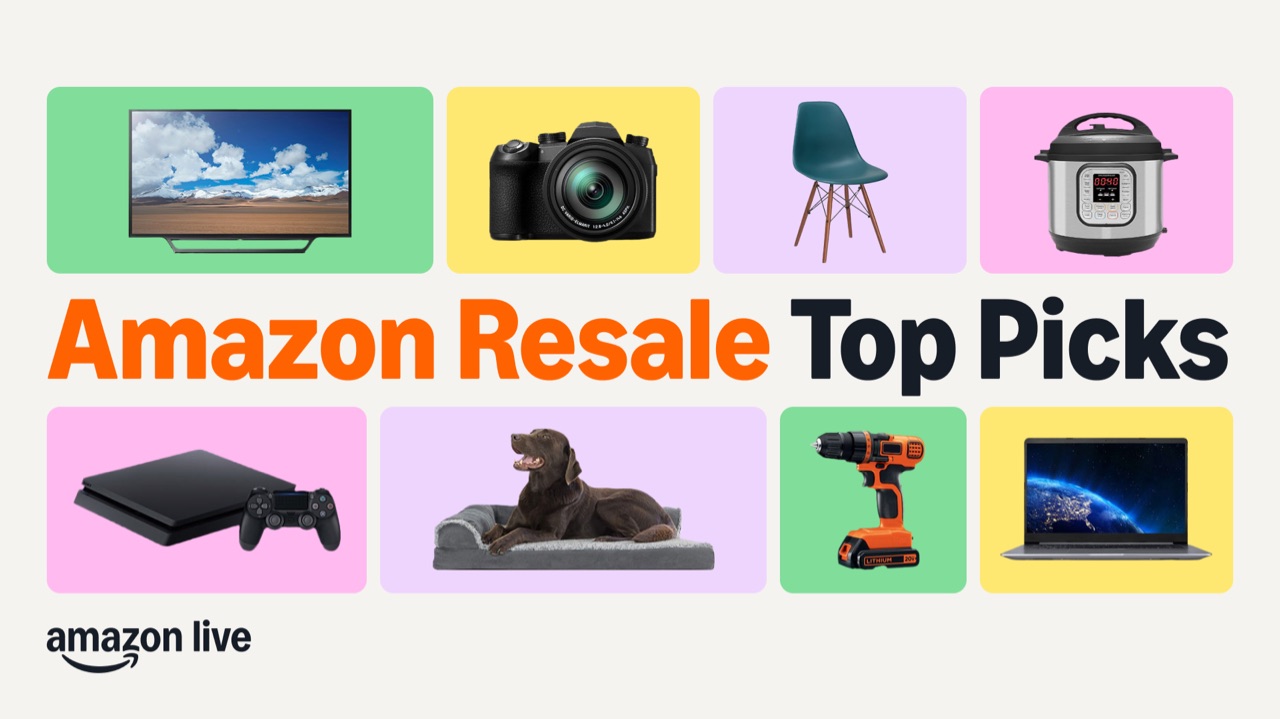 Watch Amazon Resale Top Picks on Amazon Live