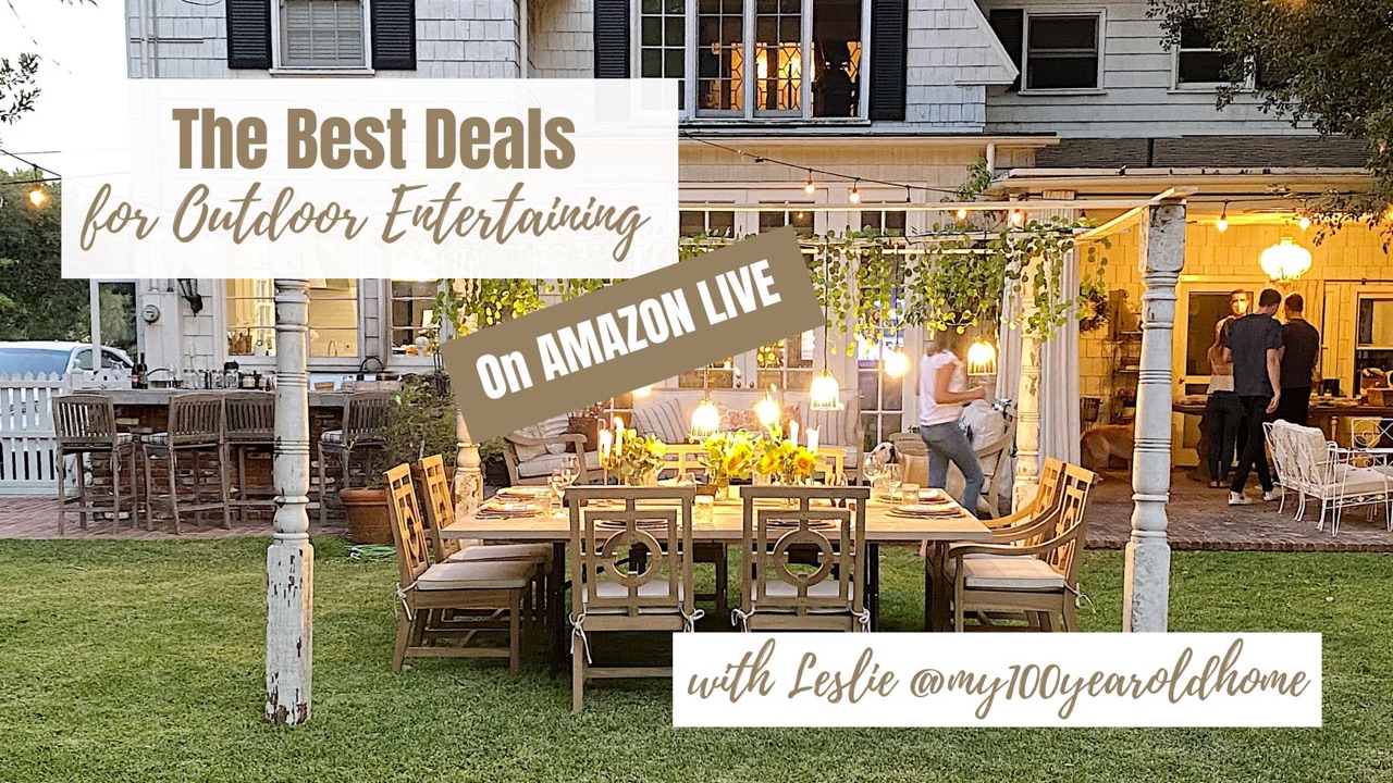 Watch The Best Deals for Outdoor Entertaining on Amazon Live