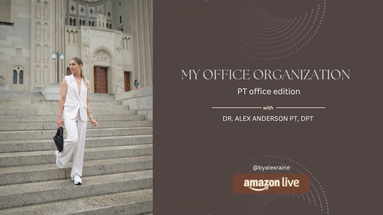 Watch My office organization on Amazon Live