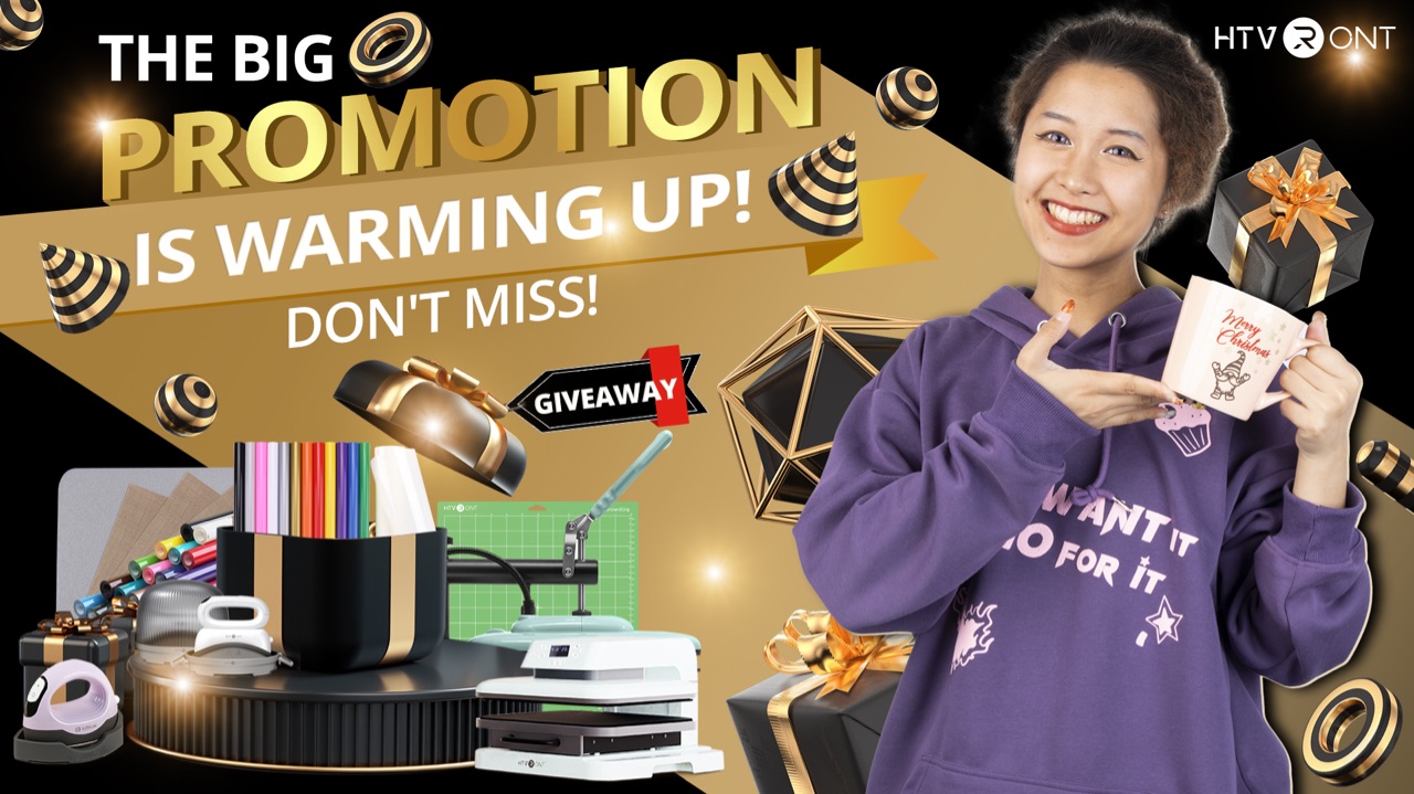 Watch HTVRONT 🥰Black Friday Preheat 🥳Giveaway on Amazon Live