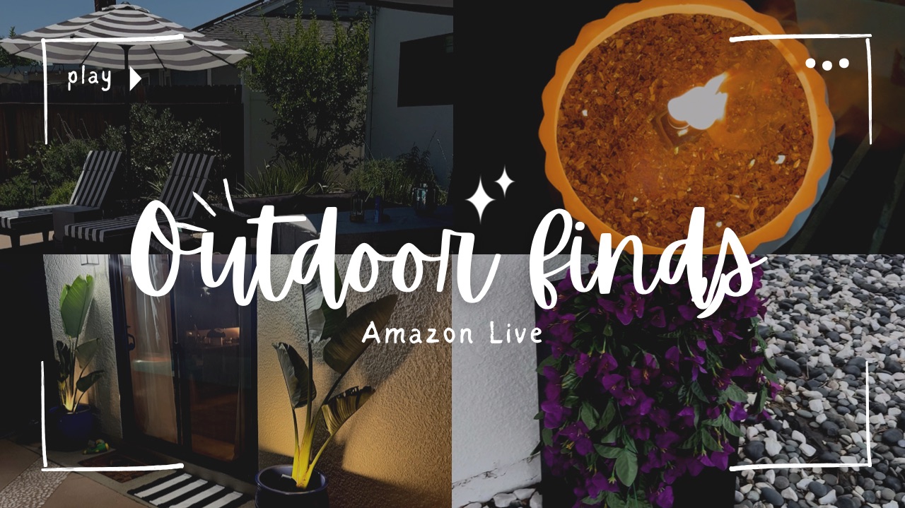 Watch Outdoor Finds for Summer! on Amazon Live