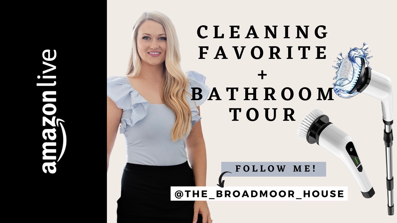 Watch Cleaning Fav Bathroom Tour on Amazon Live