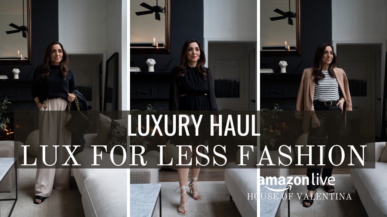 Watch Lux for Less Fashion on Amazon Live