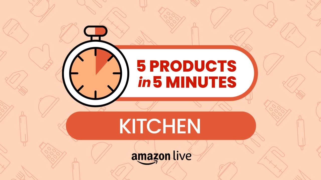 Watch 5 Products in 5 Minutes on Amazon Live