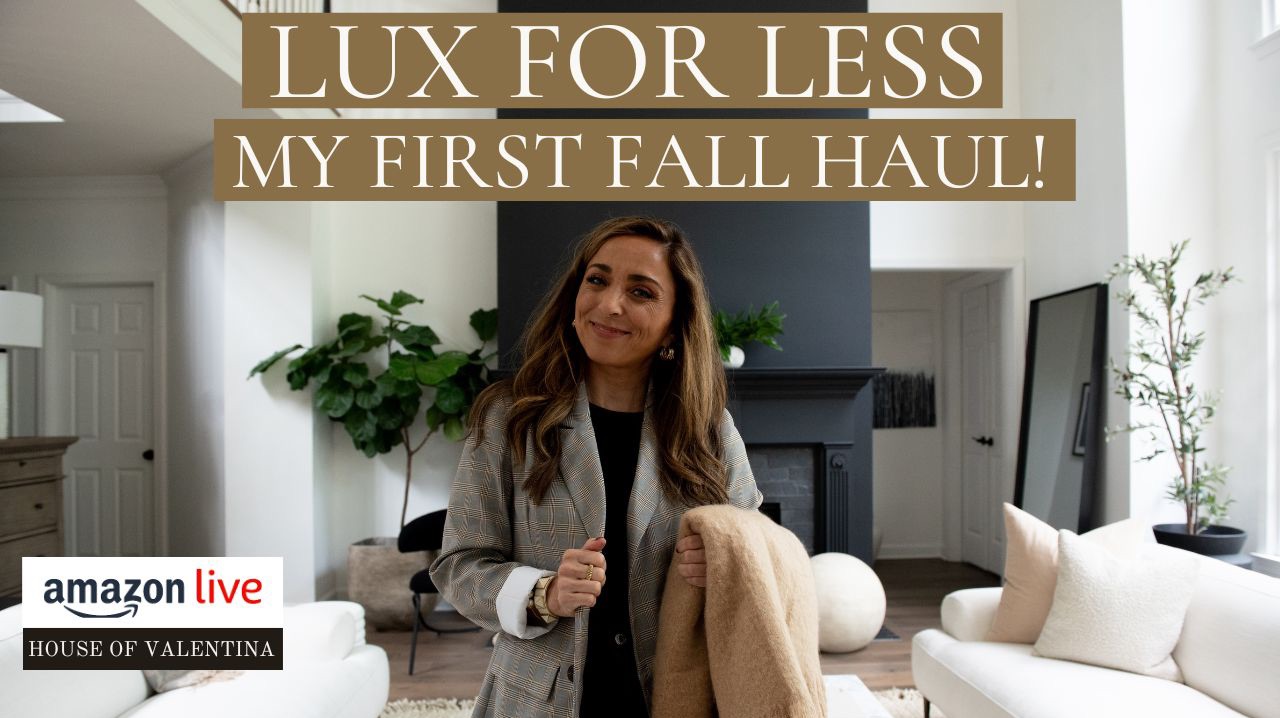 Watch First Fall Haul | Lux for Less on Amazon Live