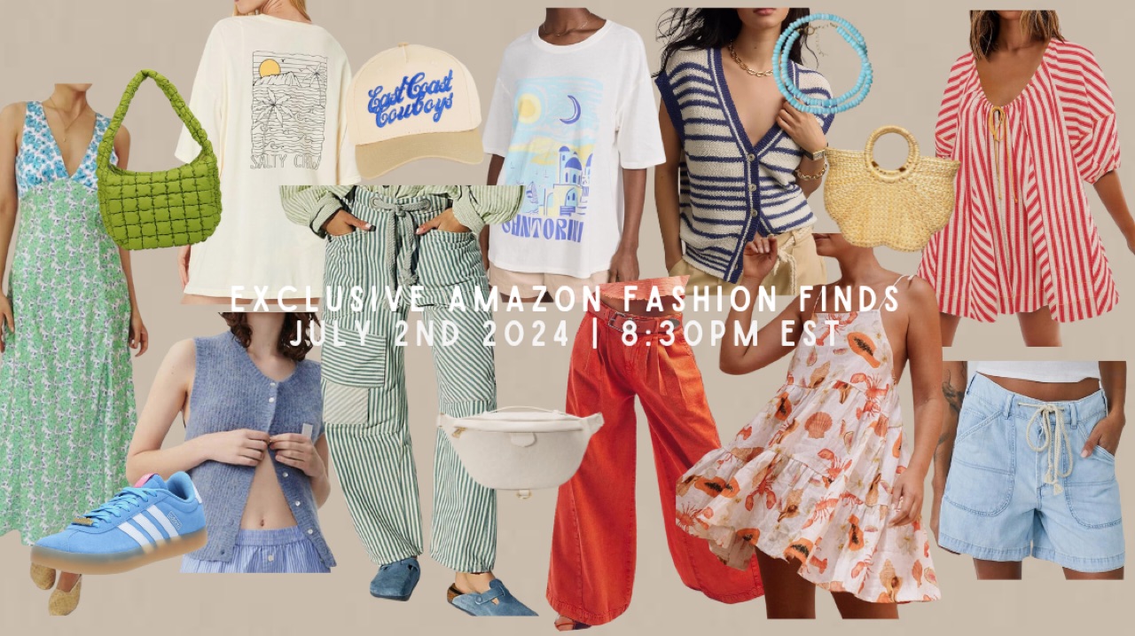 Watch EXCLUSIVE FASHION FINDS THIS WEEK on Amazon Live
