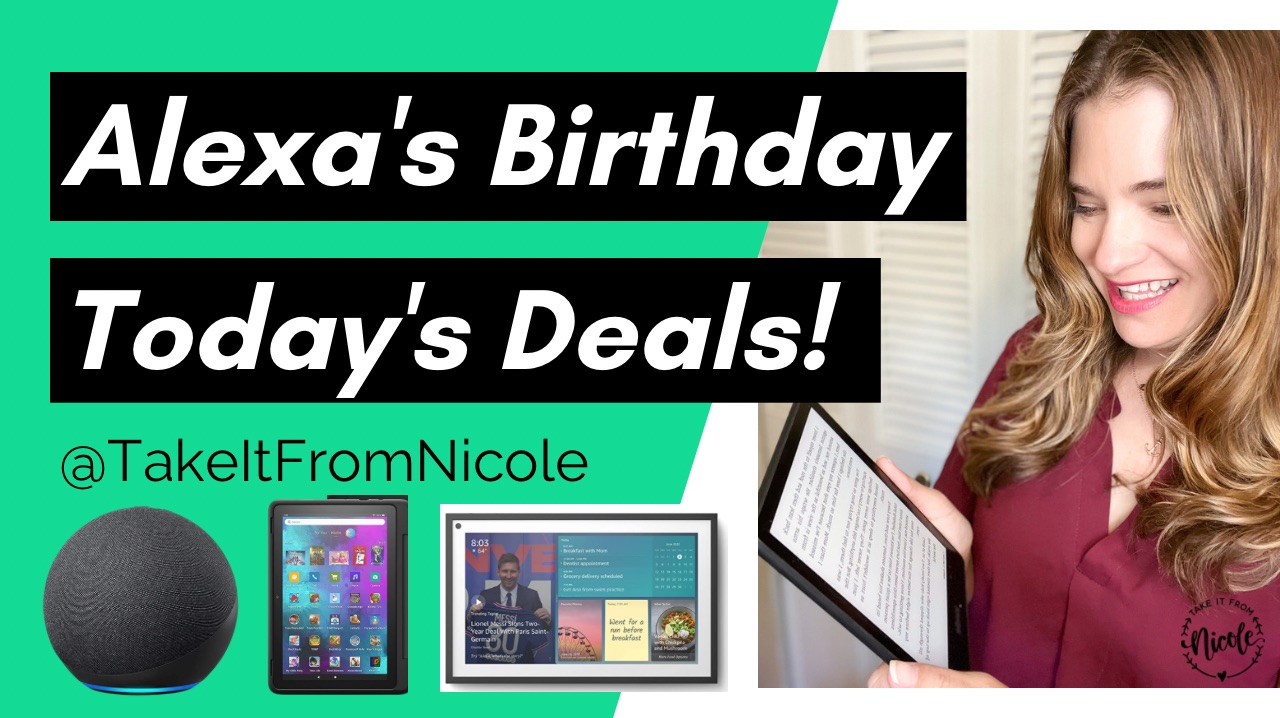 Watch Alexa’s Birthday Amazon Deals! on Amazon Live