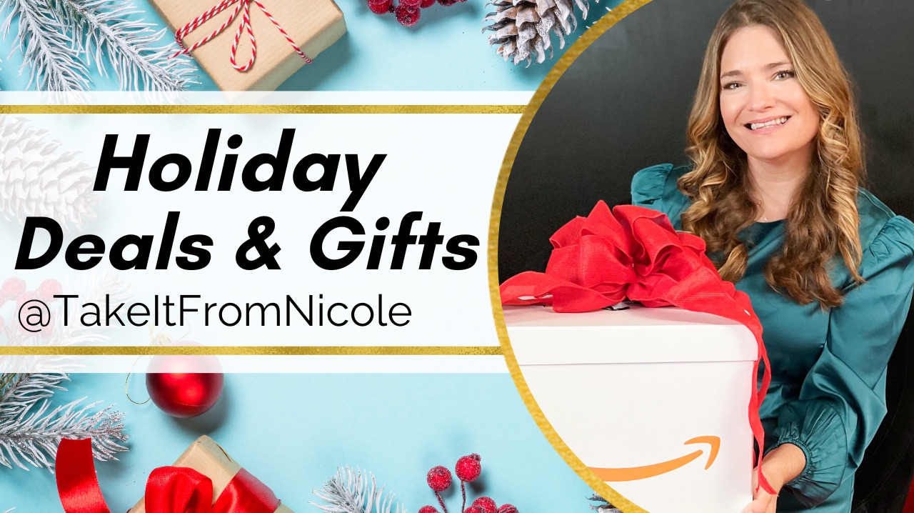 Watch Holiday Deals & gift ideas with Nicole on Amazon Live