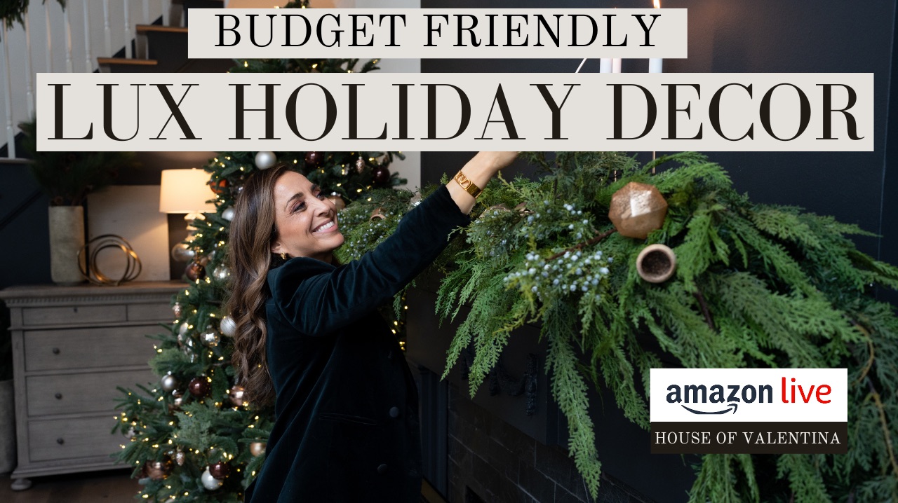 Watch Lux Holiday Decor | Budget Friendly on Amazon Live