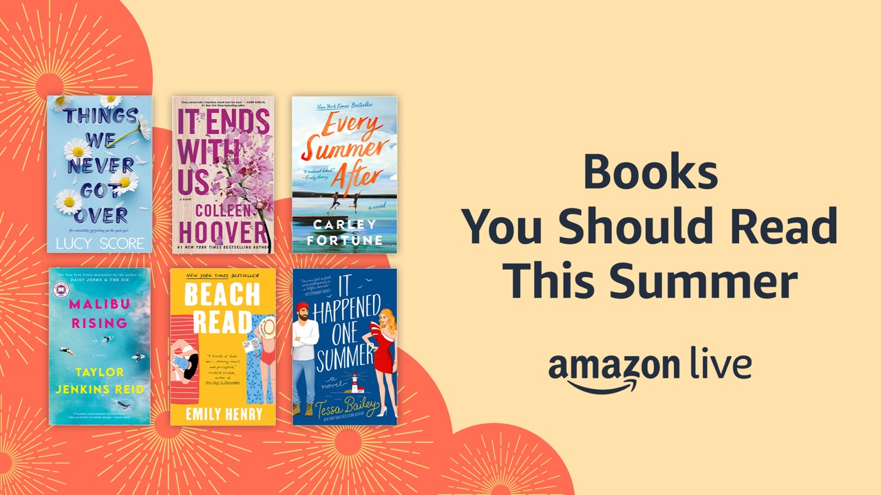 Watch the latest from Amazon Live Books on Amazon Live