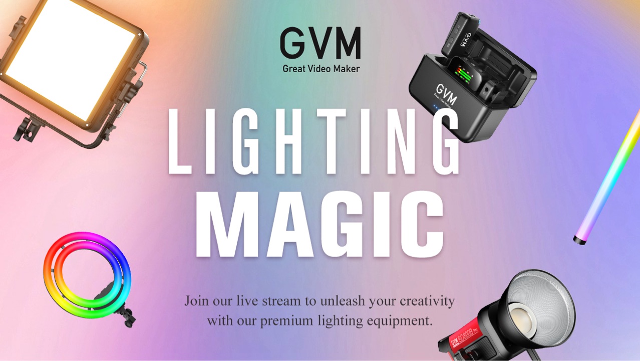 Watch The GVM Pro Series Illuminates Your Vision on Amazon Live