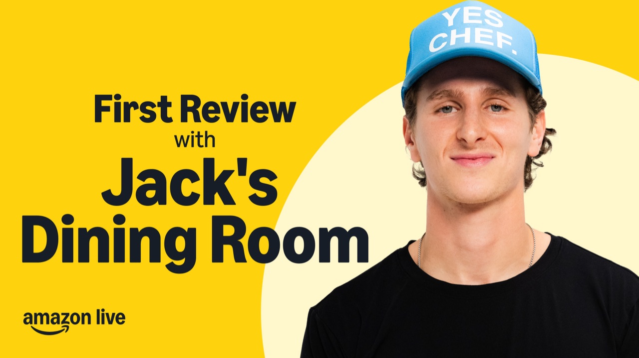 Watch First Review with Jack's Dining Room on Amazon Live