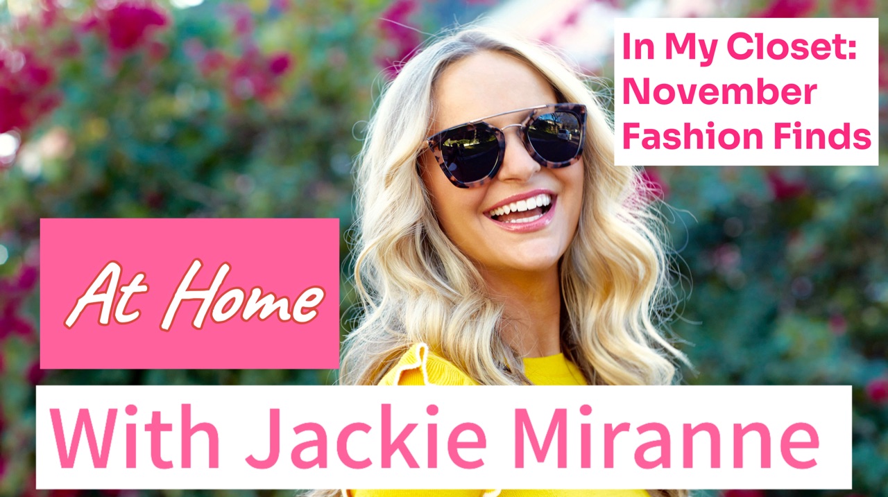 Watch At Home With Jackie Miranne& November Fashion Finds on Amazon Live