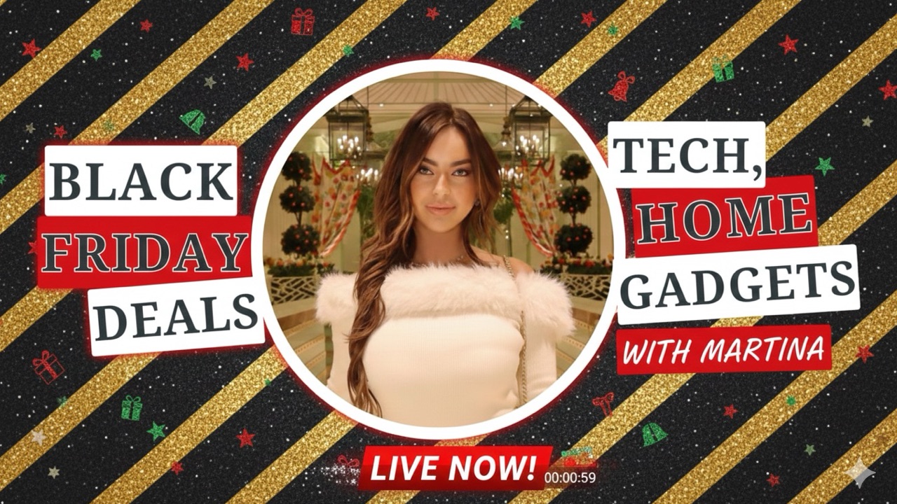 Watch Black Friday Deals& Tech, Home & Gadgets on Amazon Live