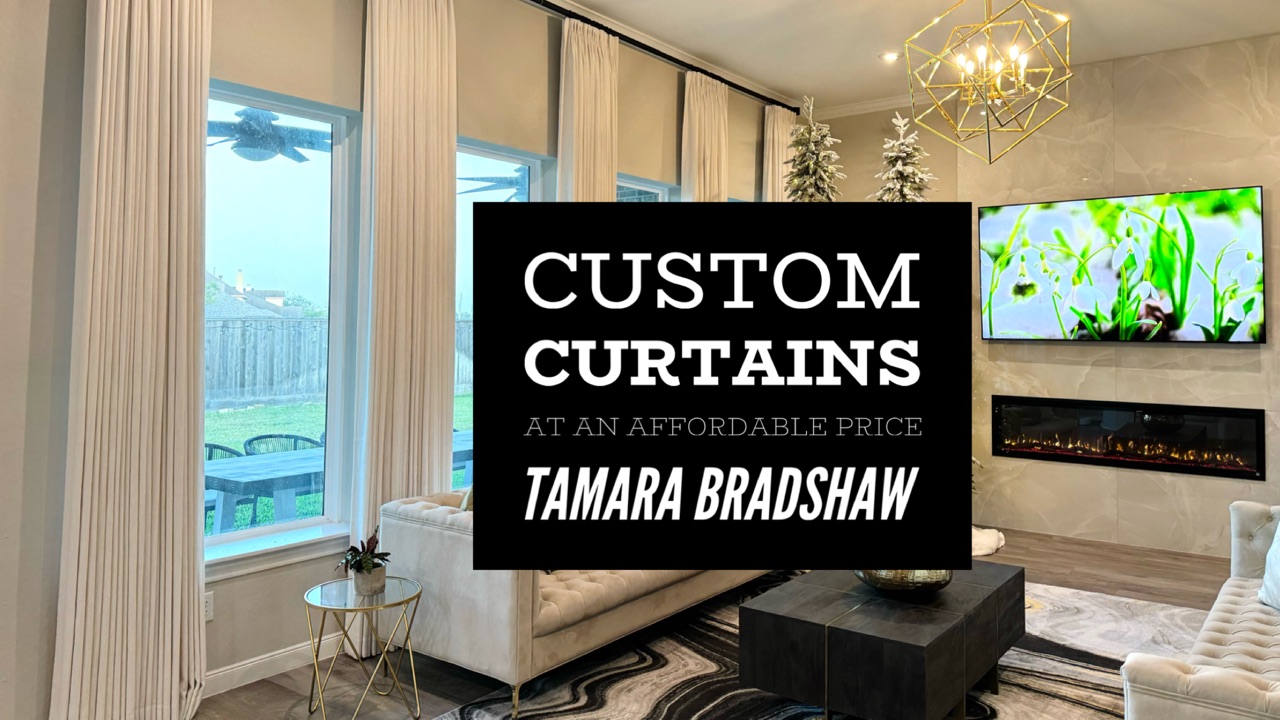 Watch Affordable Custom Curtains with Tamara Bradshaw on Amazon Live