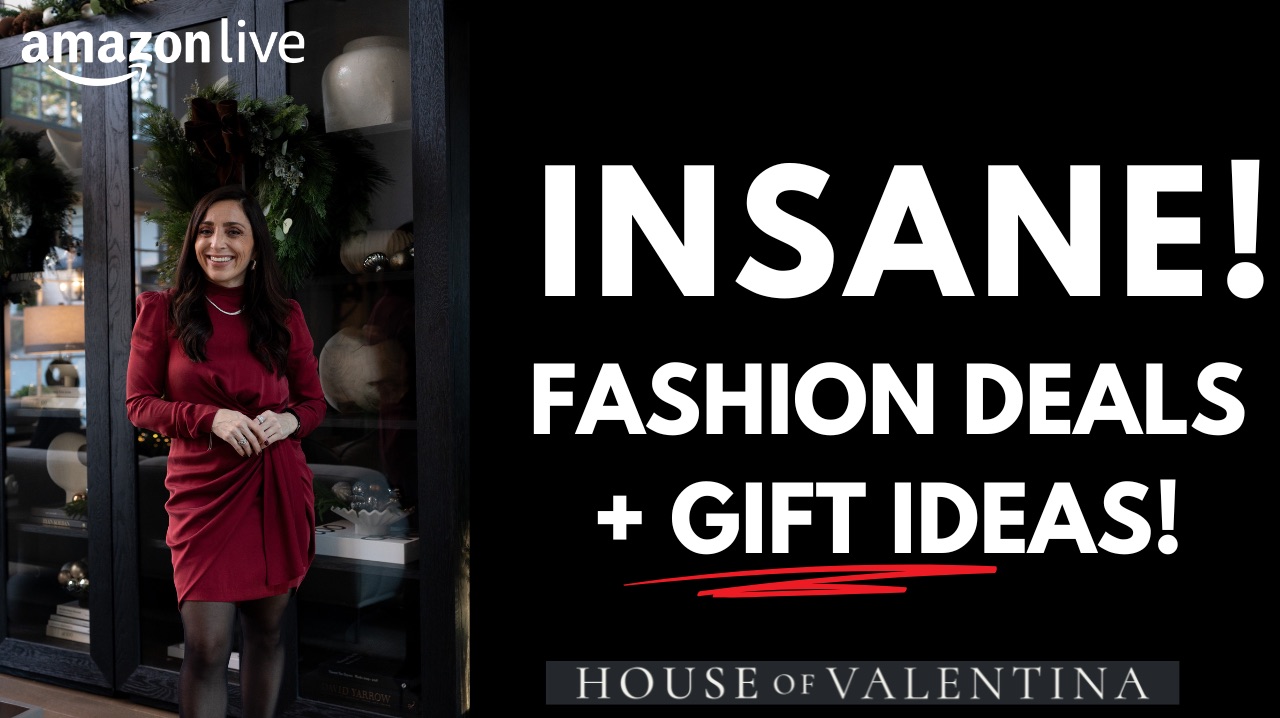 Watch Insane Fashion Deals and Gift Ideas on Amazon Live