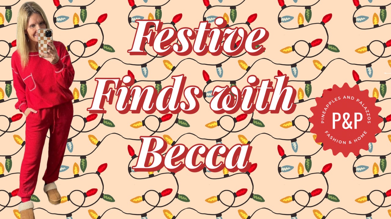 Watch December Finds with Becca on Amazon Live