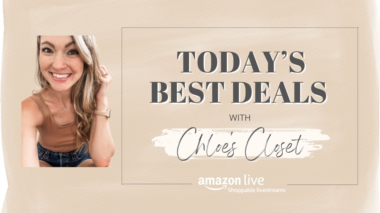 Watch Today’s BEST deals! on Amazon Live