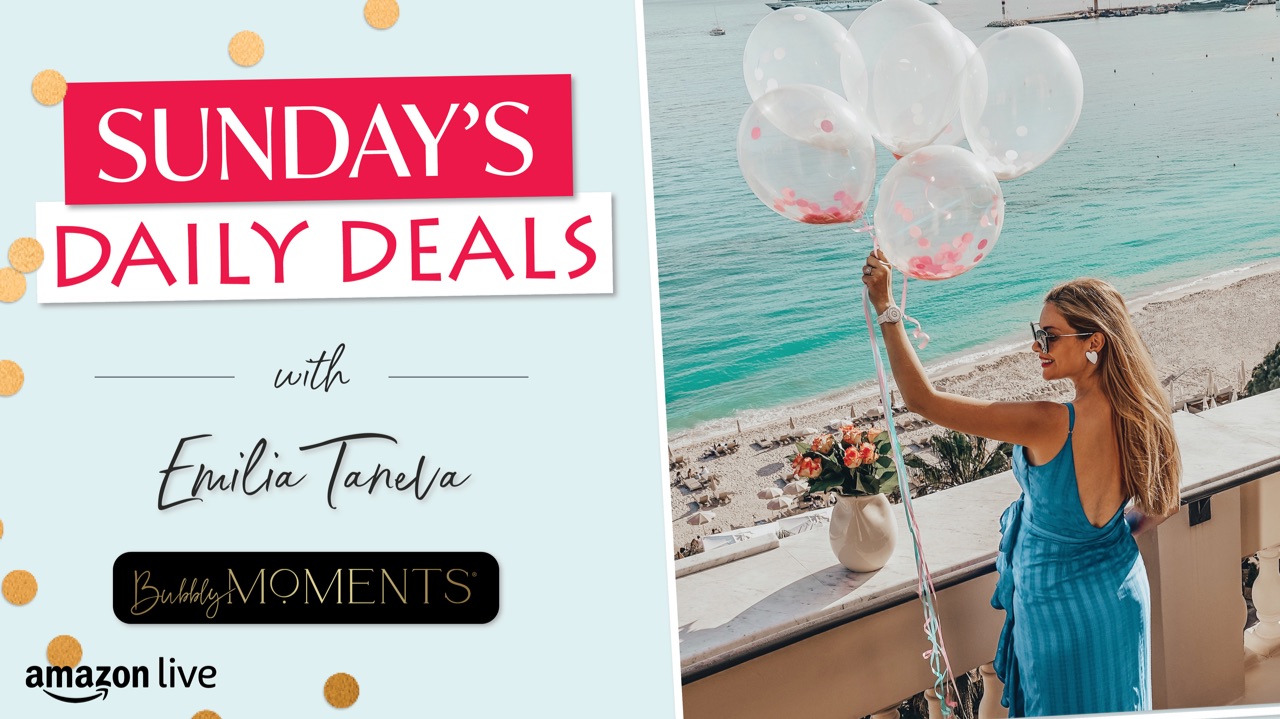 Watch Sunday Deals of the Day& Home, Tech & More! on Amazon Live