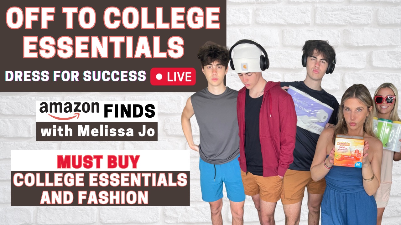 Watch PRIME DEALS Off to college! on Amazon Live