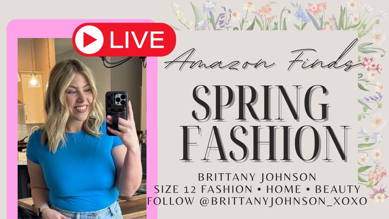 Watch Spring Fashion Haul | Size large edition on Amazon Live