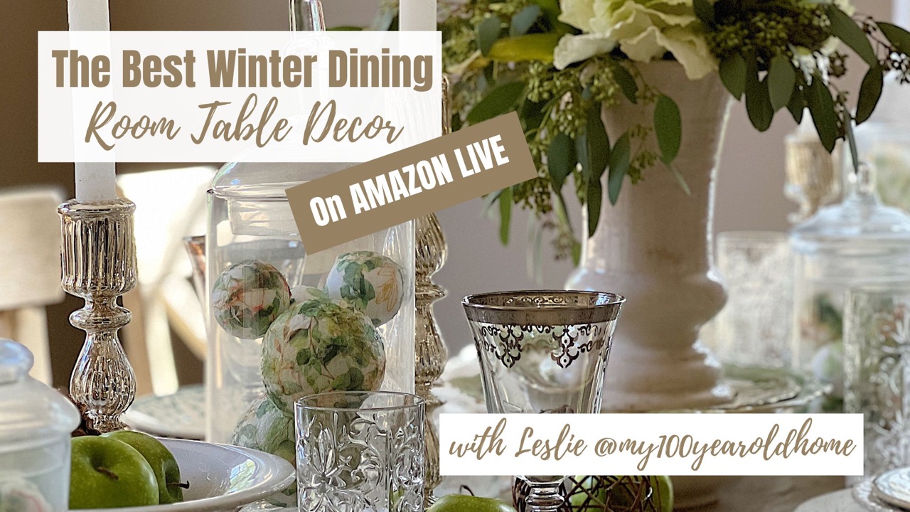 Watch The Best Winter Dining Room Table Decor on Amazon Live