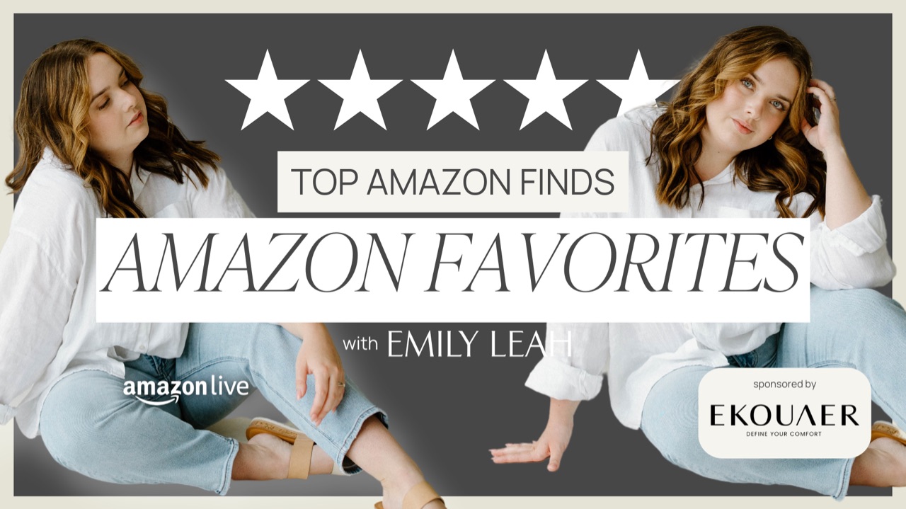 Watch Amazon TOP Fashion Finds with EKOUAER on Amazon Live