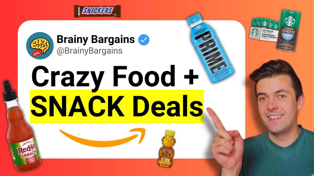 Watch CRAZY Snack Food Deals 🍟 on Amazon Live