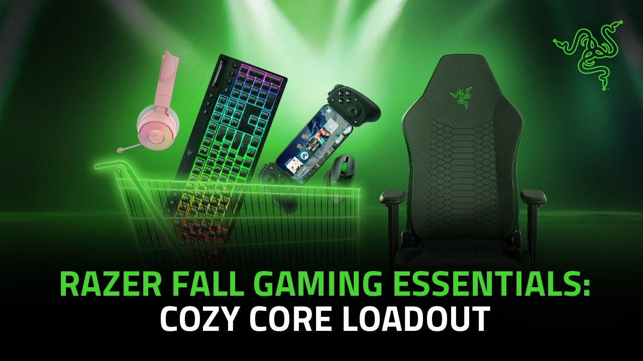 Watch RAZER FALL GAMING ESSENTIALS& COZY CORE LOADOUT 🍁🍂 on Amazon Live