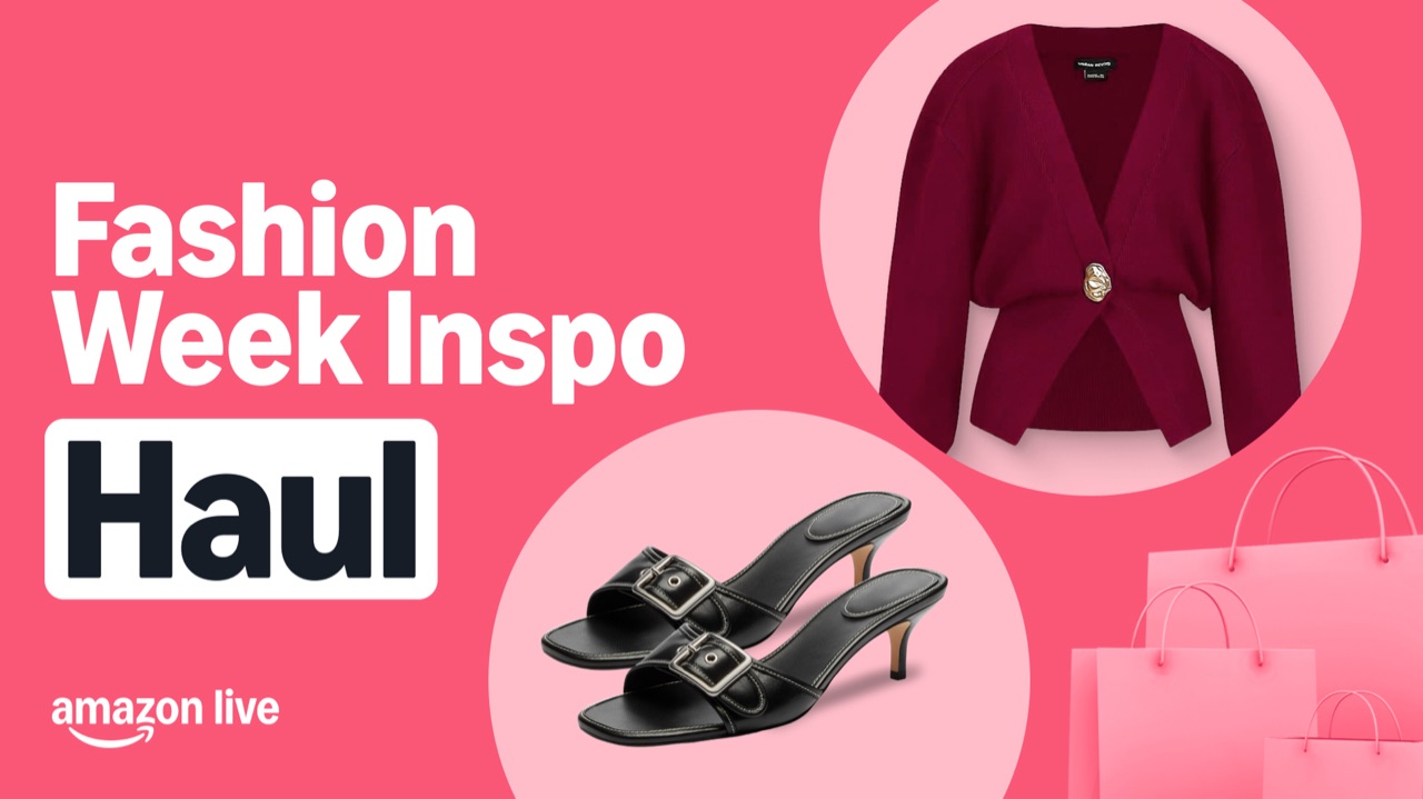 Watch Fashion Week Inspo Haul on Amazon Live